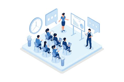 비즈니스 교육 또는 코스 개념 웹 배너 인포 그래픽 영웅 이미지 아이소메트릭 벡터 현대 일러스트레이션에 사용할 수 있습니다