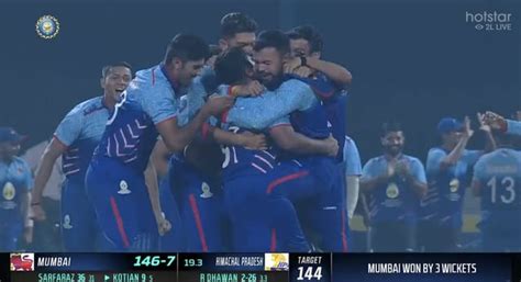 Mumbai Win Their Maiden Syed Mushtaq Ali Trophy Rmumbai