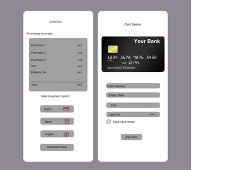 Credit Card Checkout Figma