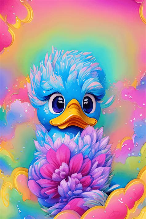 Cute Watercolor Duck Character · Creative Fabrica