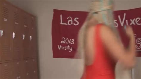 Blonde Shemale Fucked In Locker Room AShemaletube Com