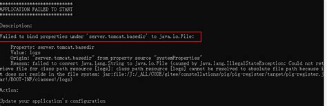 Pig Nacos Failed To Bind Properties Under Server Tomcat