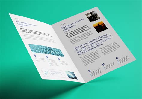 Free Bi Fold A4 Brochure Mockup PSD Good Mockups