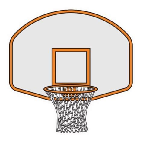 Clip Art Basketball Hoop In 2023 Basketball Hoop Basketball