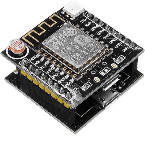 خرید برد توسعه Witty Cloud دارای هسته وای فای Esp8266 صنعت بازار