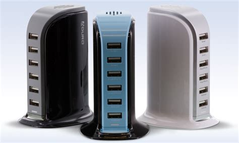 Aduro PowerUp Watt Port USB Charging Station Groupon
