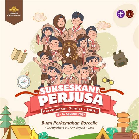 Gratis Desain Contoh Pramuka Canva