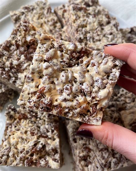 Easy Protein Chocolate Peanut Butter Rice Krispies Treats