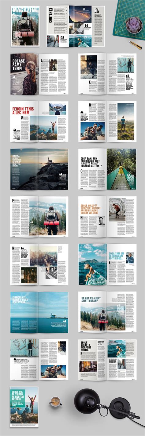 Magazine Template Layout