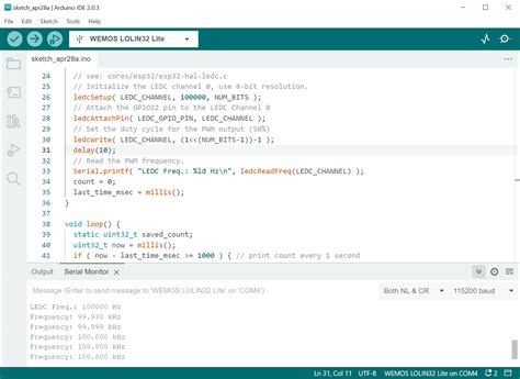 การสรางสญญาณพลสและวดความถโดยใช Arduino ESP32 IoT Engineering