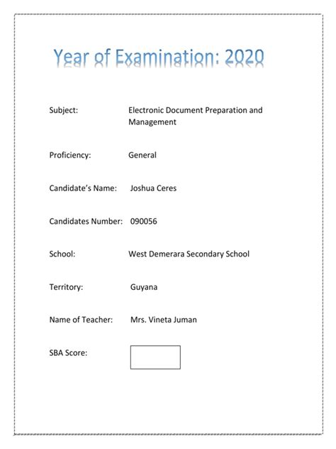 Edpm Cover Page Pdf