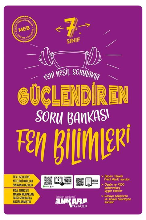 Ankara Yayıncılık Sınıf Yeni Nesil Sorularla Güçlendiren Soru Bankası Tüm Dersler Modüller