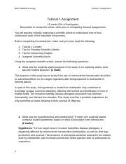 Tutorial Assignment Docx Biol De Ecology Tutorial
