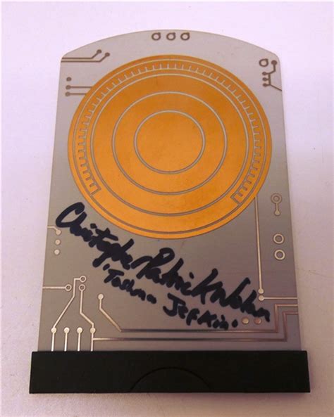 Lot Detail Christopher Patrick Nolan Autographed Star Wars Key