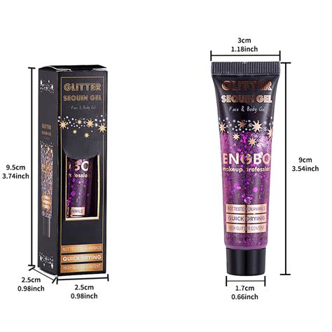 Laser Sequin Gel Face And Body Glitter Eyeshadow Cream Colorful