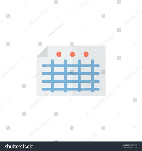 Flat File Element Vector Illustration Flat Stock Vector Royalty Free