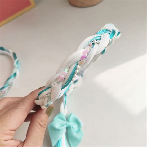 外单~蝴蝶结儿童假发辫子艾莎公主造型~发卡发箍头饰女童发饰发夹虎窝淘