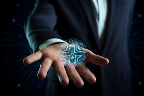 Premium Photo Enhanced Security Revolutionizing Business Login With Fingerprint Scanning