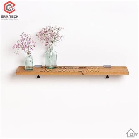 Pát đỡ kệ gỗ treo tường chịu lực chữ U thiết kế lắp đặt thông minh tiện