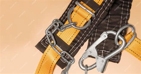 Cinto De Segurança Para Trabalho Em Altura Com Mosquetão Equipamento De
