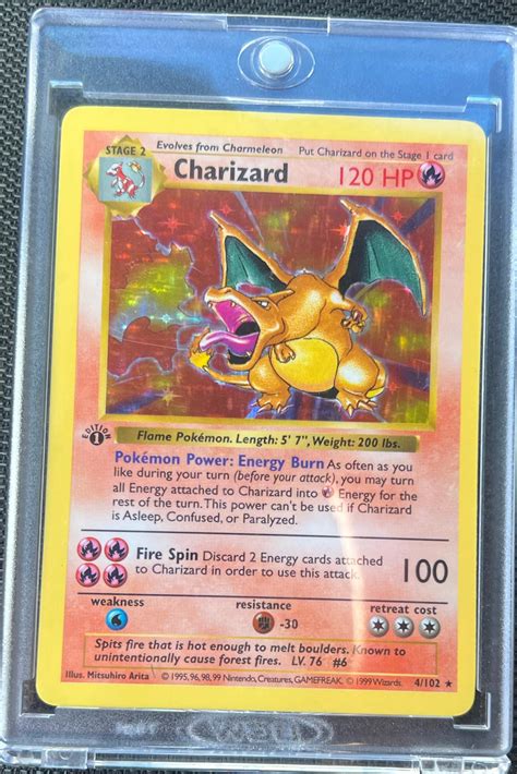 First Edition Shadowless Charizard R Pokemontcg