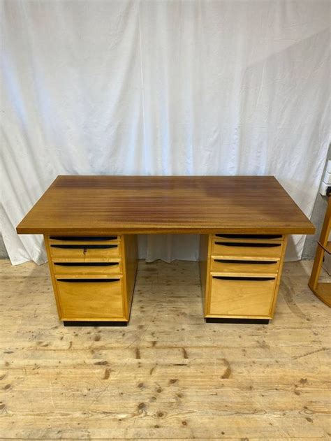 Vintage Schreibtisch 3teilig Schreibtisch Mid Century N 6876 Kaufen