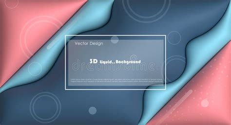Vector Illustration Abstract Element With Dynamic Shape Gradient Color 3d Rendering