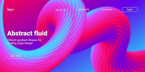 Premium Vector Fluid Dynamic Colorful Gradient Shape With Movement Effect