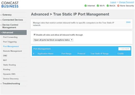 Comcast New Business Wireless Router Gateway Trouble TMD Technology Services
