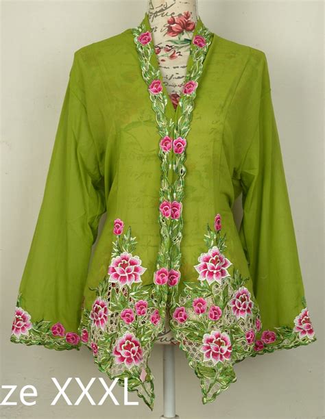 Welovekebaya Nyonya Kebaya Xxxl No Buttons Top Only