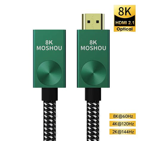 Hdmi 21 Cable 8k 60hz 4k 120hz 48gbps Earc Hdr Video Male To Female