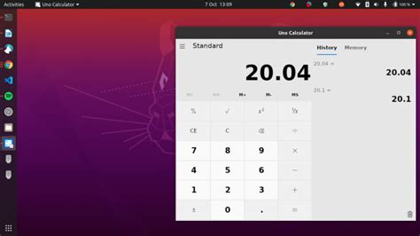 The Windows Calculator On Linux With Uno Platform Ubuntu