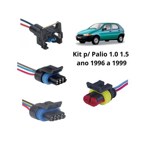 Kit Plug Chicote Bobina Sensor Temperatura Borboleta E Motor De Passo