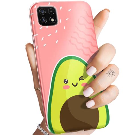 Etui Do Samsung Galaxy A22 5G Wzory Awokado Avocado Owoc Obudowa