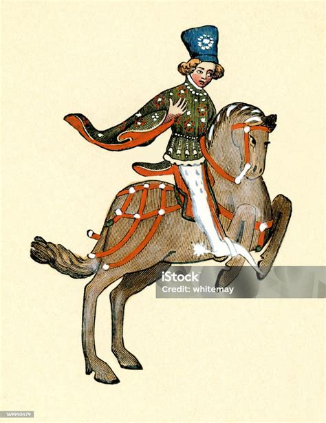 Canterbury Tales The Squire Stock Illustration Download Image Now