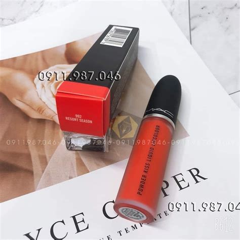 Son Kem Lì Mac 992 Resort Season Màu Cam Neon Chính Hãng Pn158455