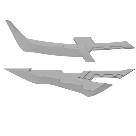 3d File League Of Legends Project Katarina Weapons Cosplay 🔫・3d