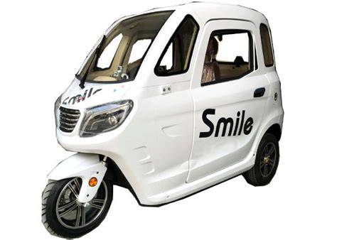 Grey 3 Wheels Enclosed Trike Motorcycle 60v1000w Abs Enclosed Scooter