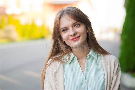 Portrait Of Beautiful Girl Stock Image Image Of Smiling 61146959