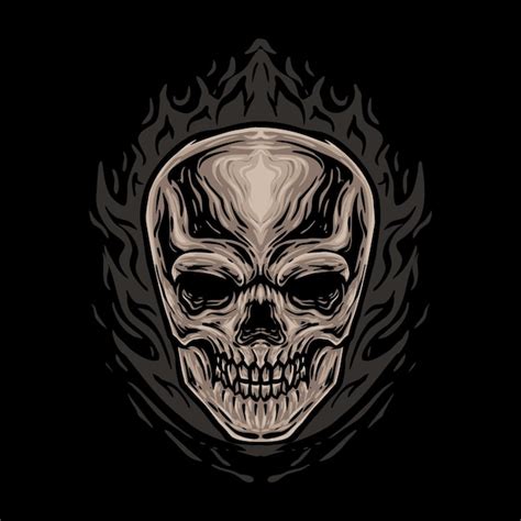 Premium Vector Skull Illustration Design