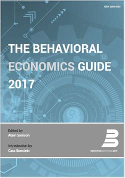 Now Available The Behavioral Economics Guide 2017