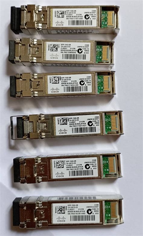 Cisco Sfp SFP G SR Cisco Computers Tech Parts Accessories Cables Adaptors On Carousell