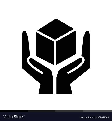 Handle With Care Sign Icon Design Royalty Free Vector Image