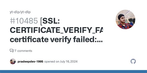 [ssl certificate verify failed] certificate verify failed unable to