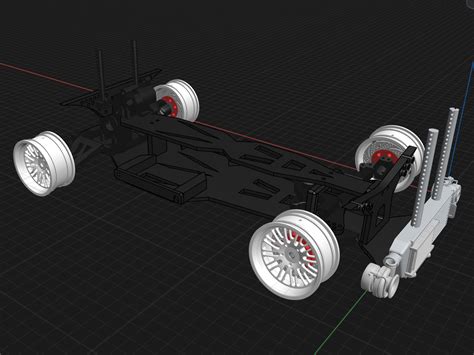 Stl File Rc Drift Chassis Full With Accessories 🚗・3d Printer Model To