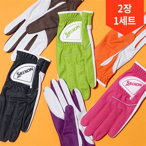 핫딜 2장 1세트던롭 스릭슨 하이브리드컬러 남녀 골프장갑 딜팡 골프용품 전문쇼핑몰