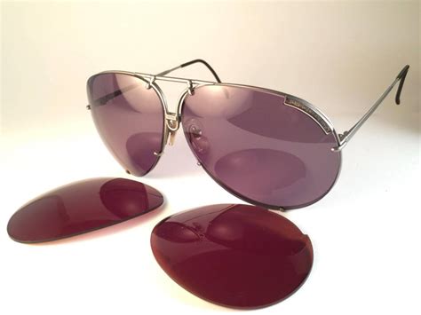 New Vintage Porsche Design By Carrera 5621 Titan Matte Large Sunglasses