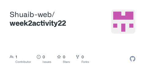 Github Shuaib Webweek2activity22