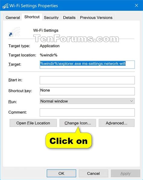 how to create a settings shortcut in windows 10 images
