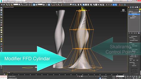 3ds Max Array Parametric No Plugin Youtube